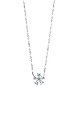 Bony Levy Diamond Flower Pendant Necklace