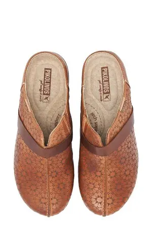 Pikolinos Granada Floral Embossed Clogs
