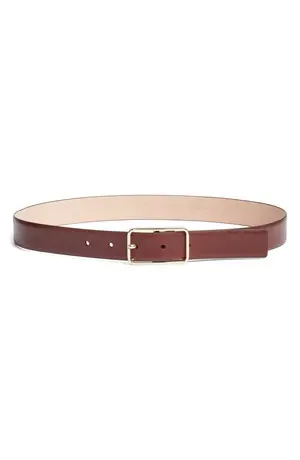 Kate Spade New York Kate Spade New York Leather Belt Dark Merlot