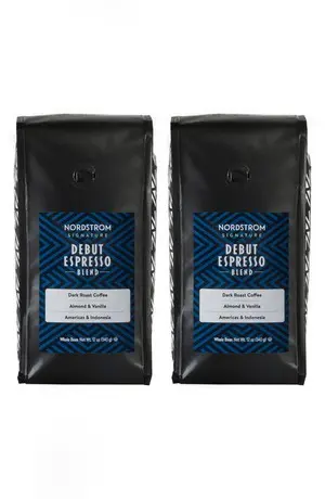 Nordstrom Debut Espresso Blend 2-pack Whole Bean Coffee - Brown