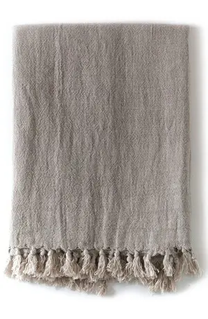 POM POM AT HOME Montauk Throw Blanket - Brown