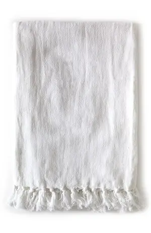 POM POM AT HOME Montauk Throw Blanket - White