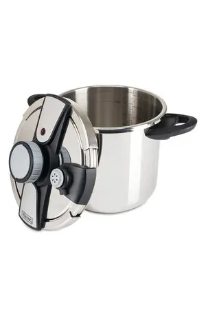 VIKING Easy Lock Clamp 8-quart Pressure Cooker With Steamer