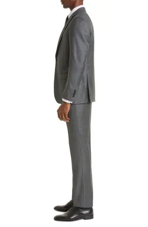 Emporio Armani G-line Mélange Wool Suit - Grey