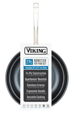 VIKING Set Of 2 3-ply Nonstick Fry Pans