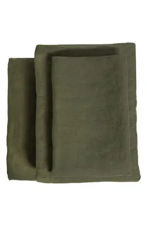 POM POM AT HOME Parker Linen Sheet Set One-color