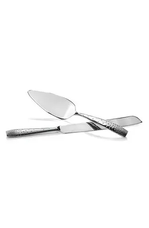NAMBE Dazzle' 2-piece Cake Serving Set - Silver