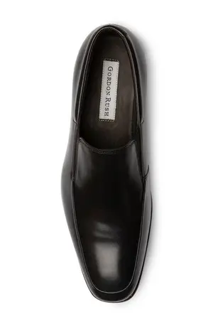 Gordon Rush Albany Apron Toe Loafer - Black