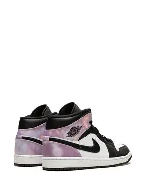 JORDAN Air 1 Mid Se Tie-dye Sneakers - White