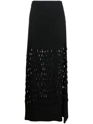 Alberta Ferretti Cut-out High-waisted Skirt