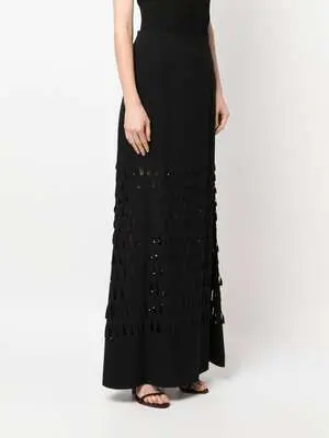 Alberta Ferretti Cut-out High-waisted Skirt