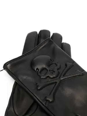 Philipp Plein Leather Gloves