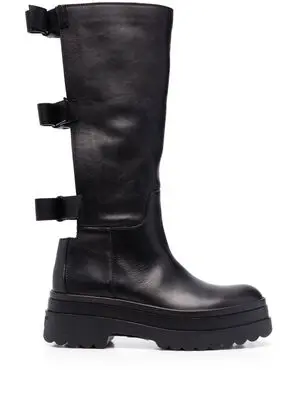 Red Valentino Bow-embellshed Cut-out Boots