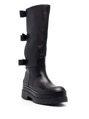 Red Valentino Bow-embellshed Cut-out Boots