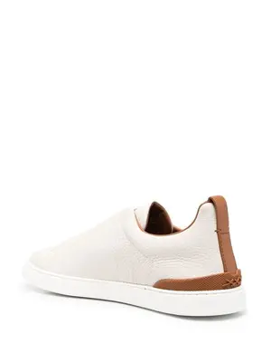 Zegna Triple Stitch Low-top Sneakers