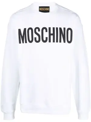 Moschino Logo-print Sweatshirt - White