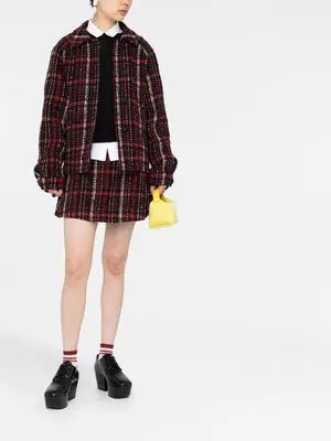 Marni A-line Tweed Miniskirt