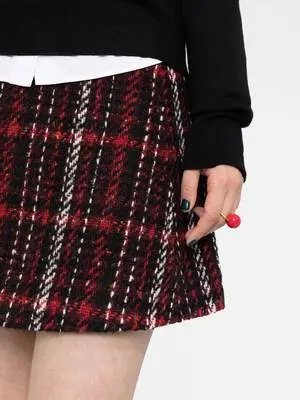 Marni A-line Tweed Miniskirt