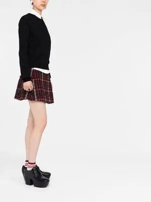 Marni A-line Tweed Miniskirt