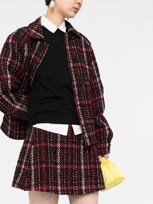 Marni A-line Tweed Miniskirt