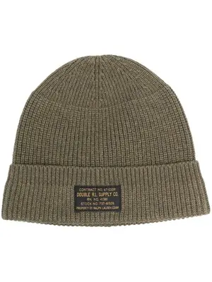 Ralph Lauren Logo Patch Beanie