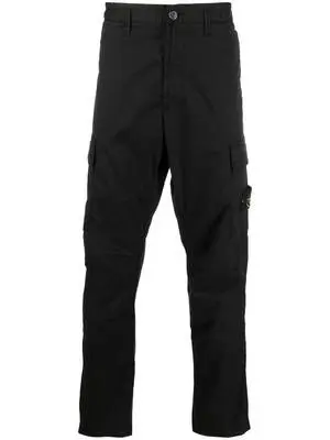 Stone Island Logo-patch Cargo Trousers