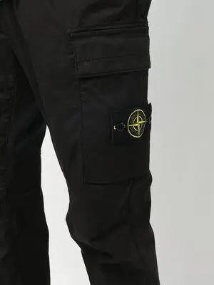 Stone Island Logo-patch Cargo Trousers