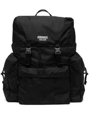 Dsquared2 Big Logo-print Backpack - Black