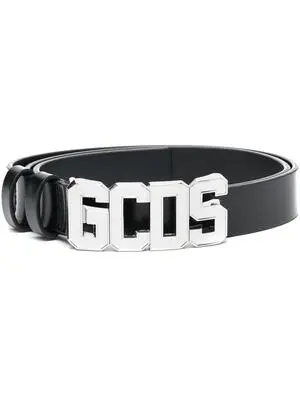 Gcds Logo-plaque Belt - Black