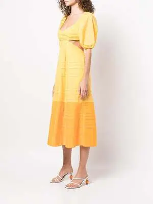 Staud Carina Midi Dress