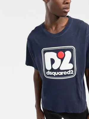 Dsquared2 Logo-print T-shirt - Blue