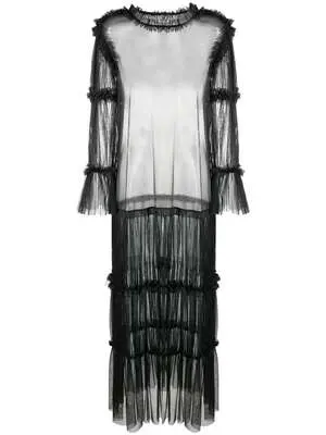 MAISON MARGIELA Sheer Ruffle-trim Blouse