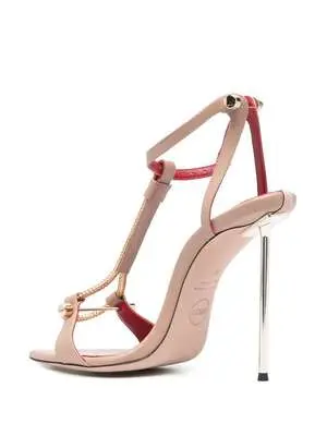 HARDOT Chain-detail High-heel Sandals
