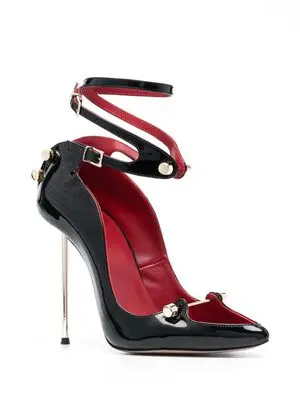 HARDOT Harlot Leather Pumps - Black