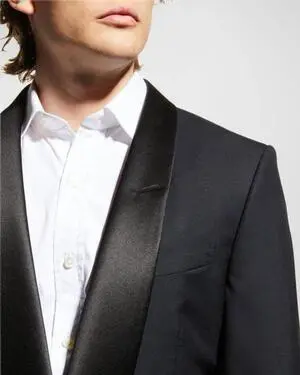 TOM FORD Apos;s O & Apos;connor Shawl Wool Tuxedo - Navy Solid