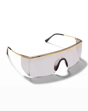 Tom Ford flat top shield sunglasses. TOM FORD Men main image 4