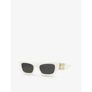 Miu Miu Mu 09ws Rectangle-frame Sunglasses