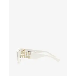 Miu Miu Mu 09ws Rectangle-frame Sunglasses