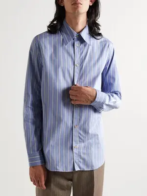 Gucci Striped Cotton Oxford Shirt