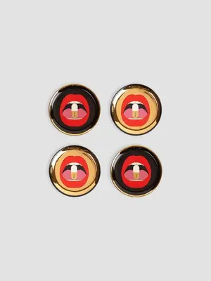 Jonathan Adler Full Dose Coasters/set Of 4 One-color