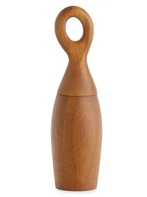 NAMBE Portables Wooden 8-Inch Pepper Mill - One-color