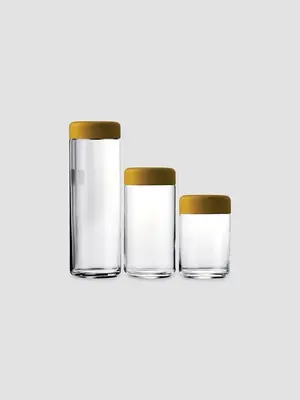 MEPRA Atmosfera Urano 3-piece Canisters Set - Ocher