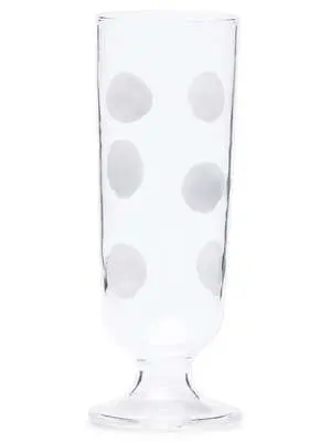 VIETRI Drop Champagne Glass - White