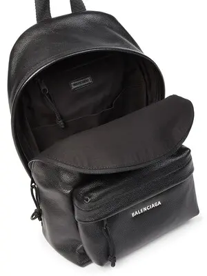 Balenciaga Grained Leather Sling Backpack