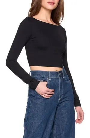 Susana Monaco Scoop Back Crop Top