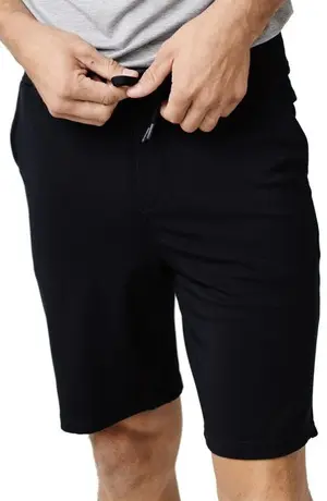 Cozy Earth Ultrasoft Jogger Pajama Shorts - Black