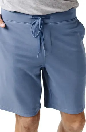 Cozy Earth Ultrasoft Jogger Pajama Shorts - Blue