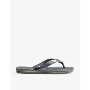 Havaianas Brazil Logo Flip Flops - Grey
