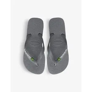 Havaianas Brazil Logo Flip Flops - Grey