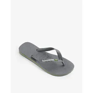 Havaianas Brazil Logo Flip Flops - Grey